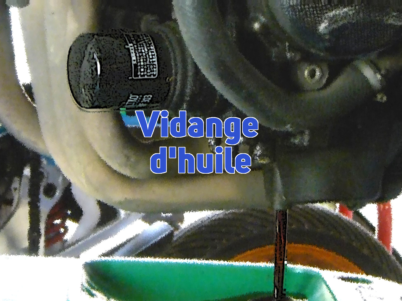 Vidange d'huile - Clef de 12